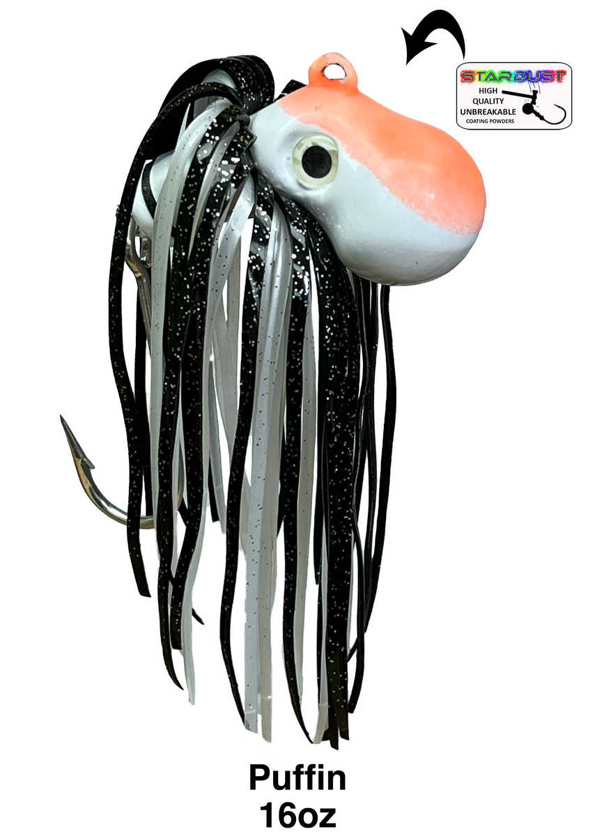 Alaska Bottom Bouncing Jigs - Octopus Lead Head Lingcod Jig – HardwireTackle.com